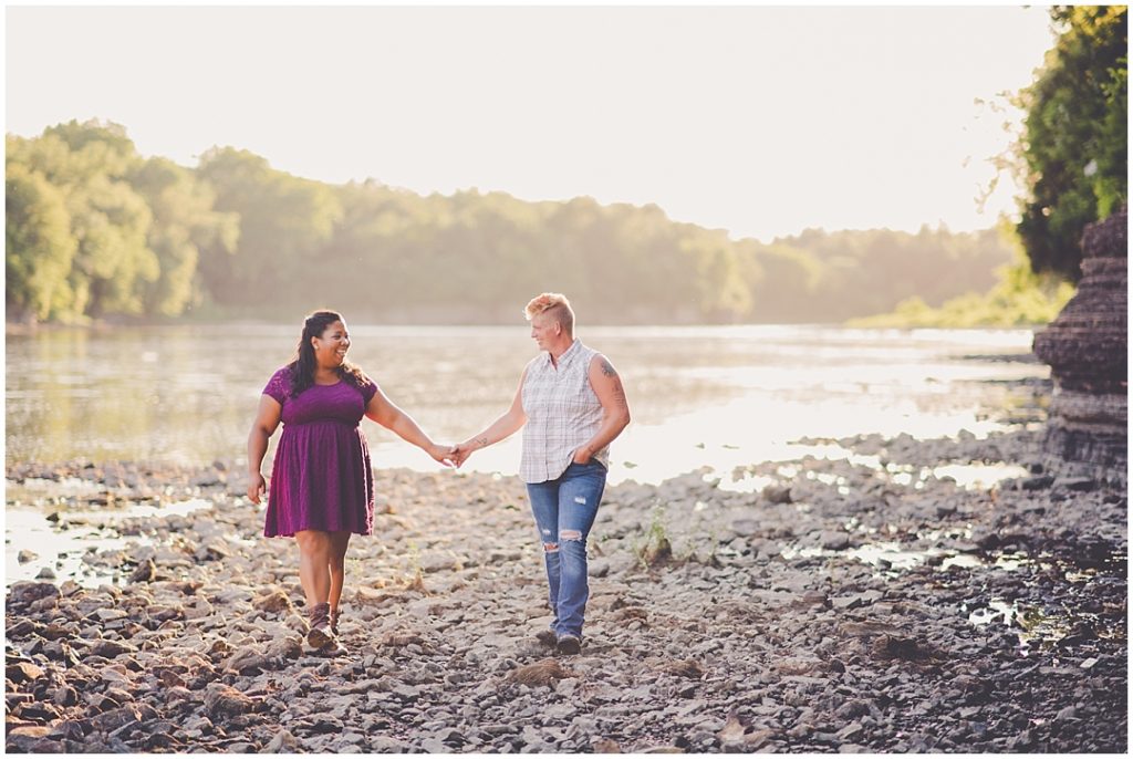 Kankakee River State Park Engagement | Kali + Angela - Kara Evans ...
