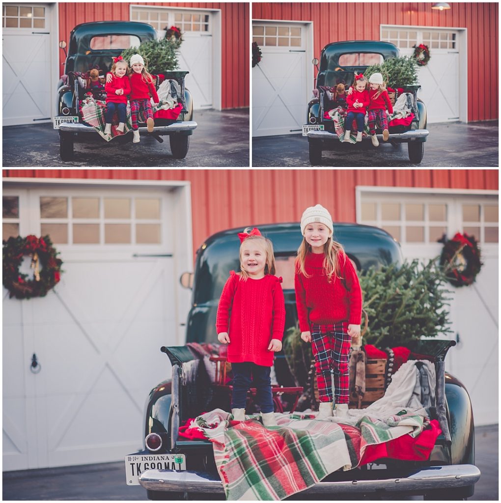 Vintage Truck Holiday Family Photos in Sheldon, Illinois | The Trumble ...