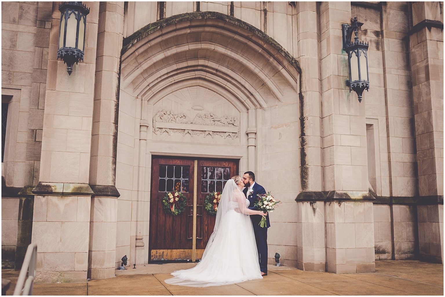 December Blessed Sacrament Wedding Day in Springfield, Illinois ...