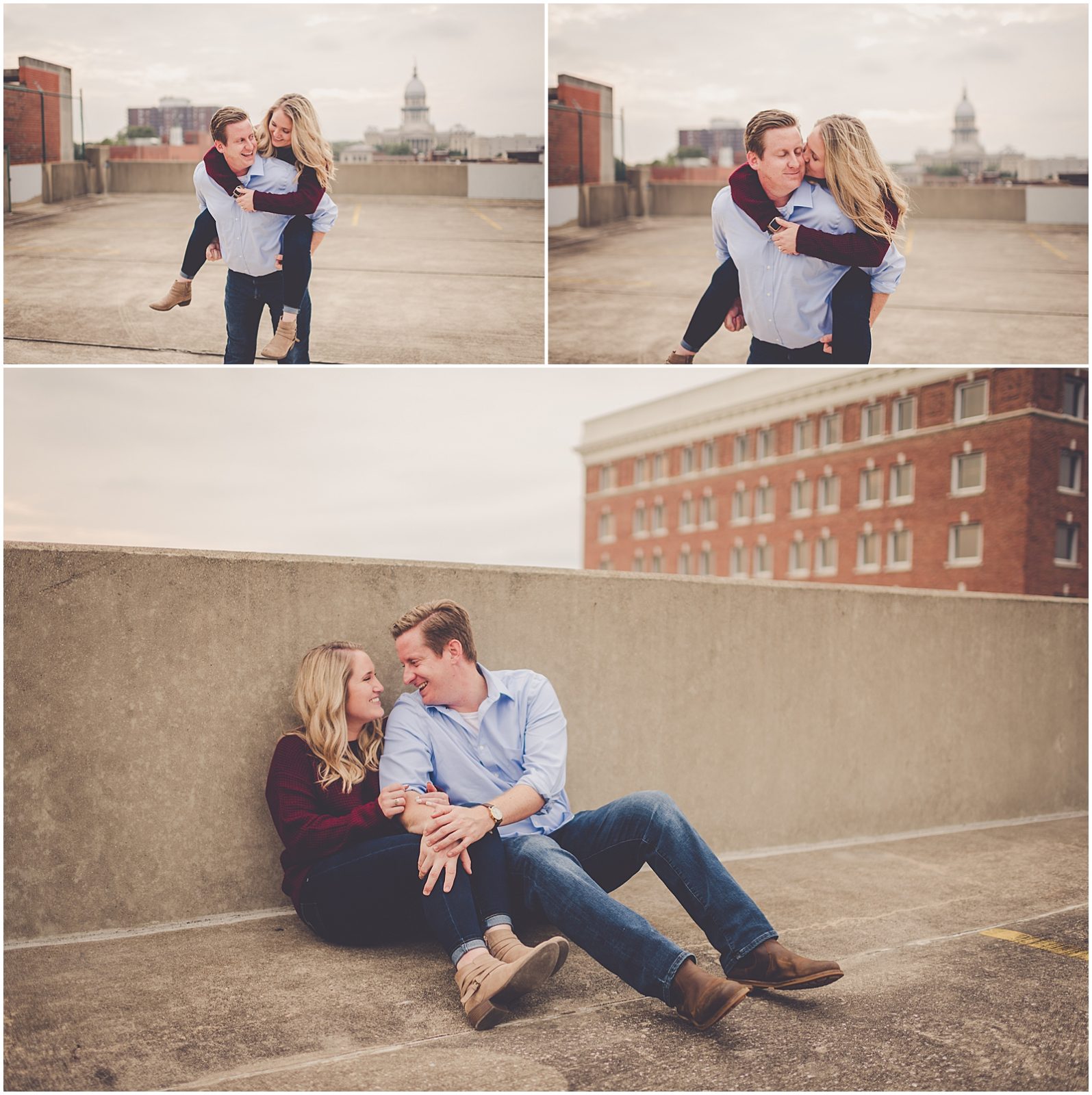 Downtown Springfield Engagement Session in Springfield, Illinois | Erin ...