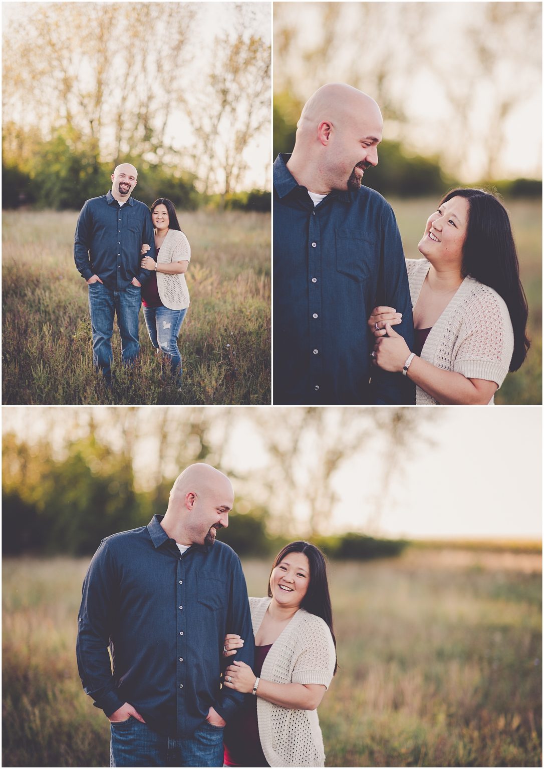 Fall Sunset Anniversary Session in St. Anne, Illinois | CayLee + Ryan ...