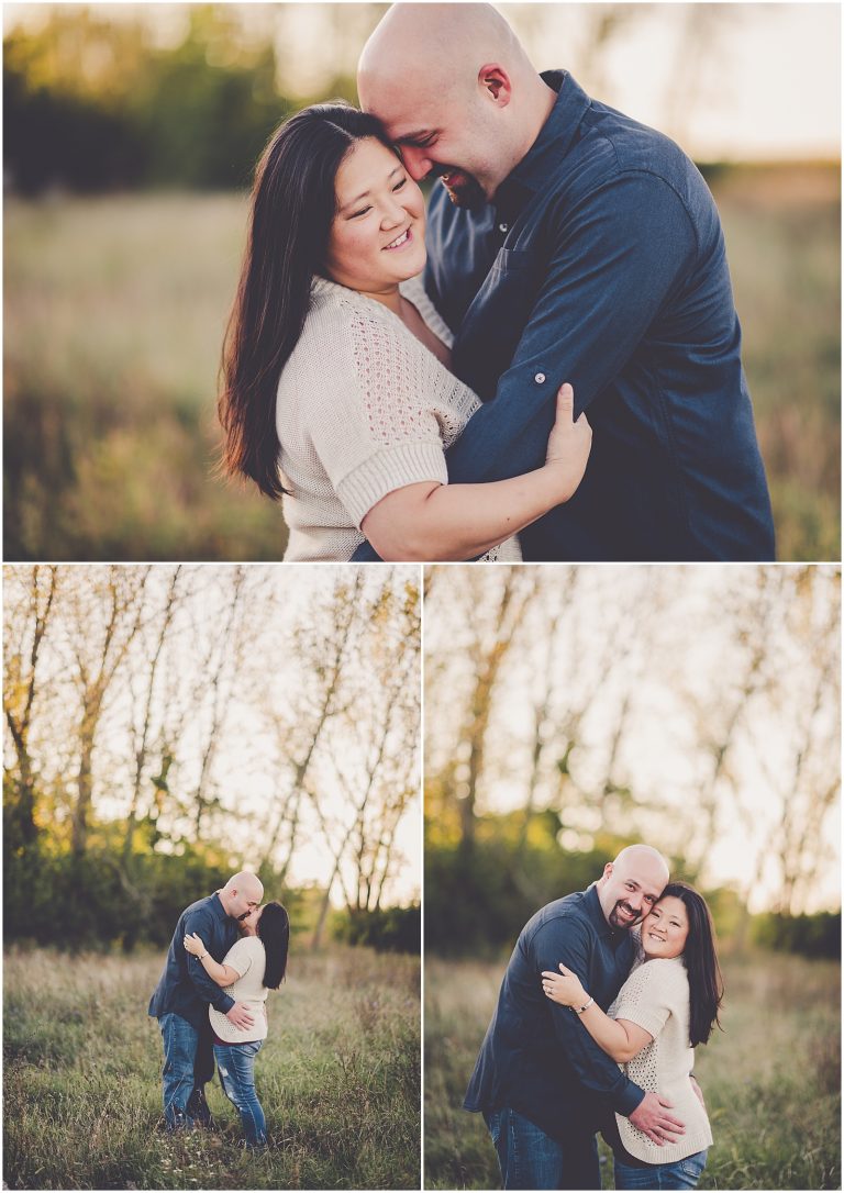 Fall Sunset Anniversary Session in St. Anne, Illinois | CayLee + Ryan ...