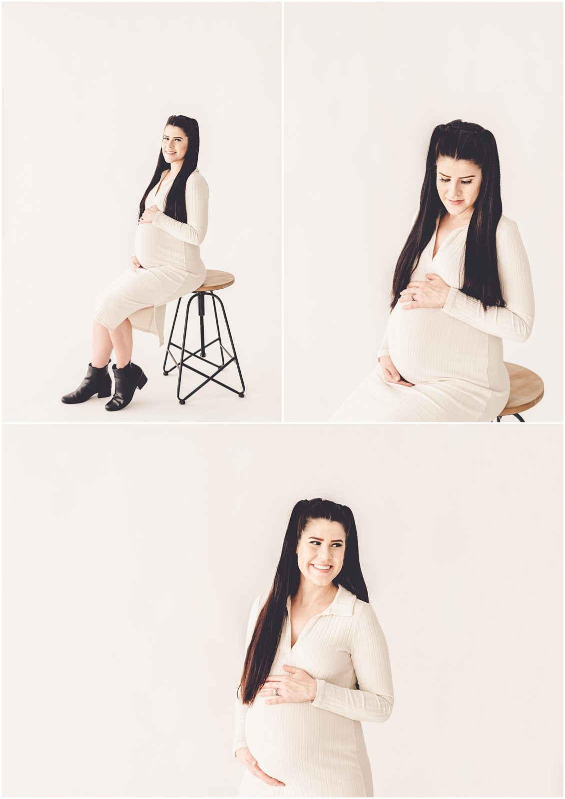 Natural Light Studio Photographer in Kankakee | The Benoit Family - Kara Evans Photographer