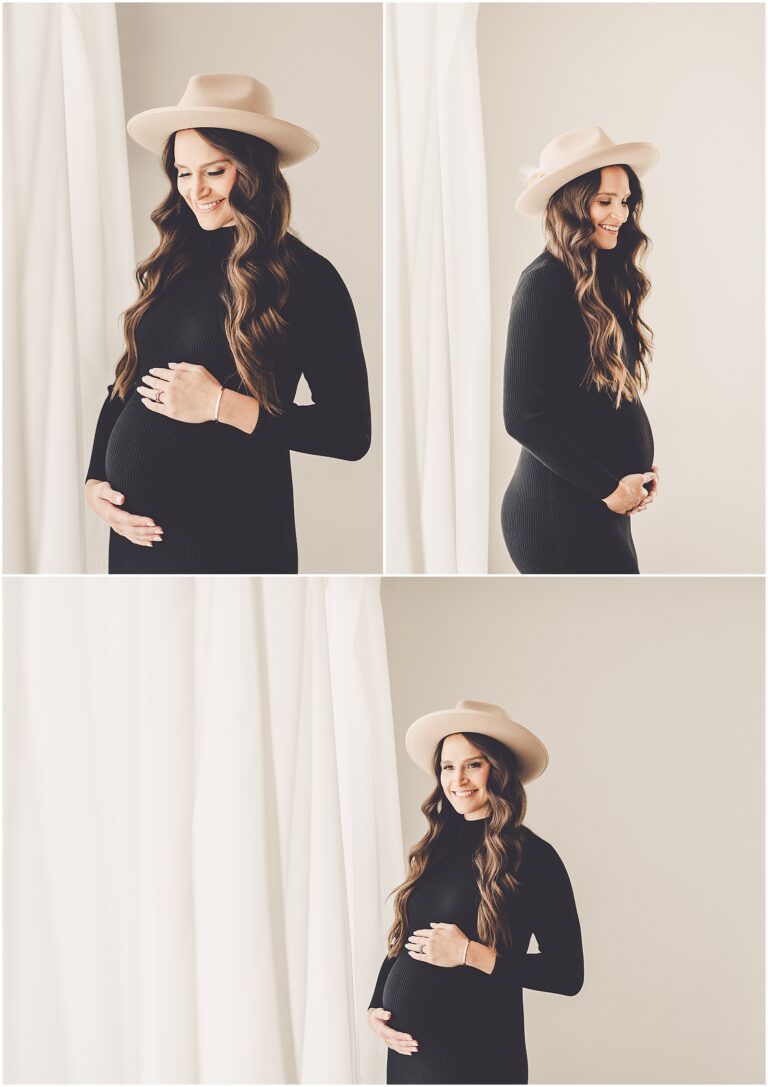 Natural Light Studio Maternity Session | The Polczynski Family - Kara ...