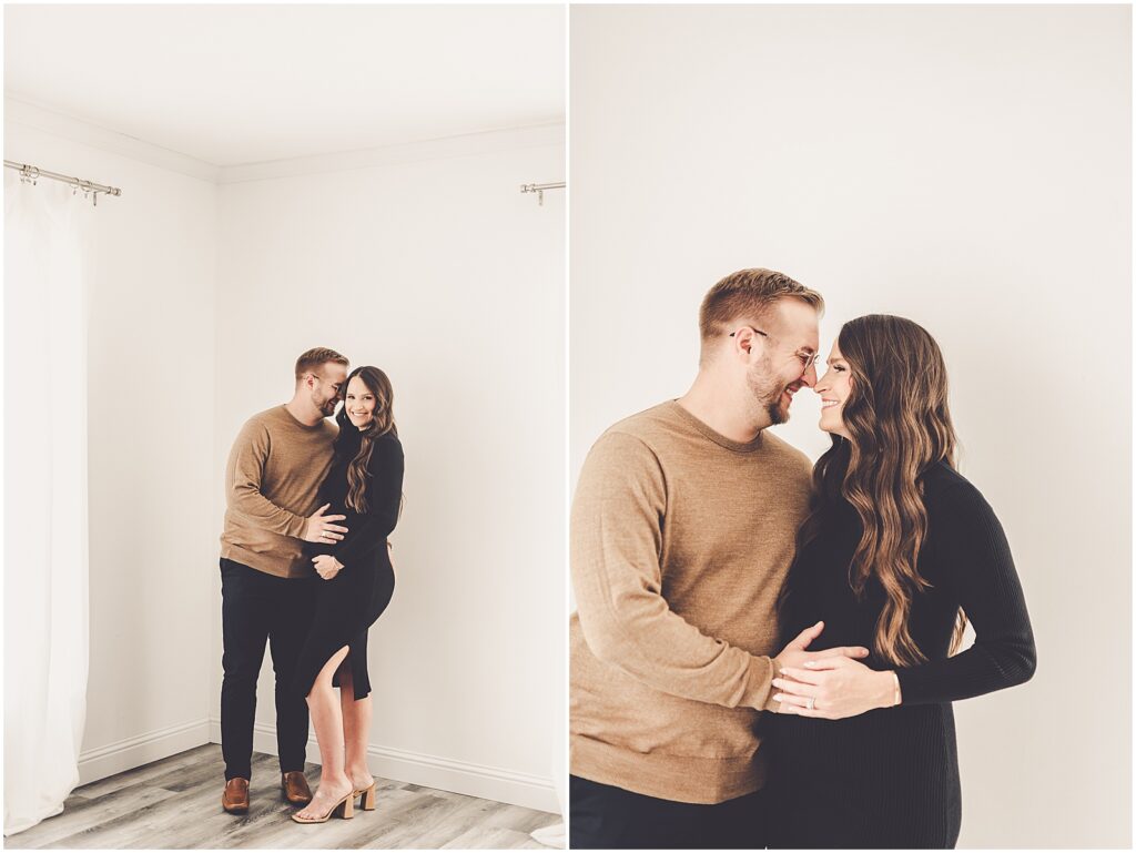 Natural Light Studio Maternity Session | The Polczynski Family - Kara ...
