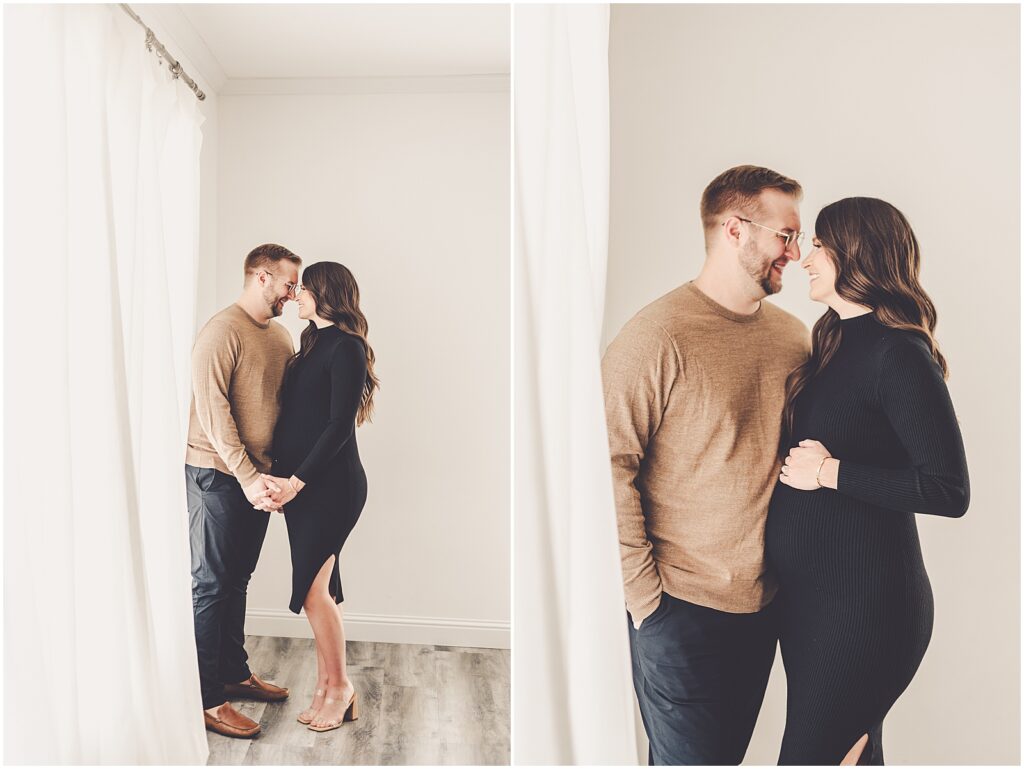 Natural Light Studio Maternity Session | The Polczynski Family - Kara ...