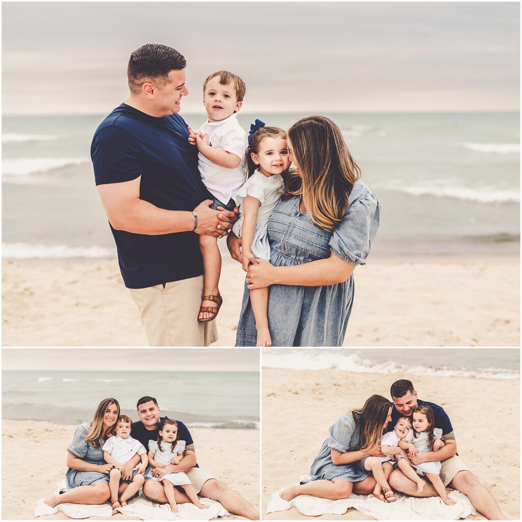 Beach Family Session in Michigan City, Indiana | The Trump Family ...