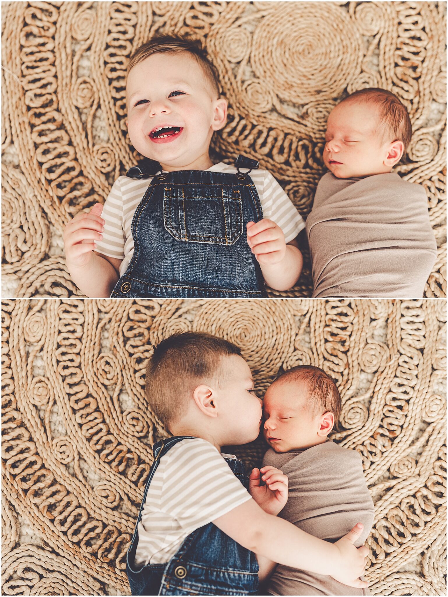 Natural Light Studio Newborn Photographer | The Nenn Family - Kara Evans Photographer