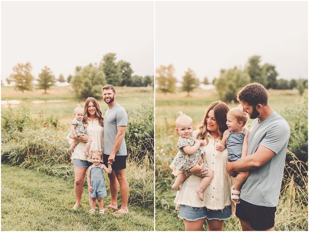 Sunset Kankakee County Family Photographer | The Miller Family - Kara ...