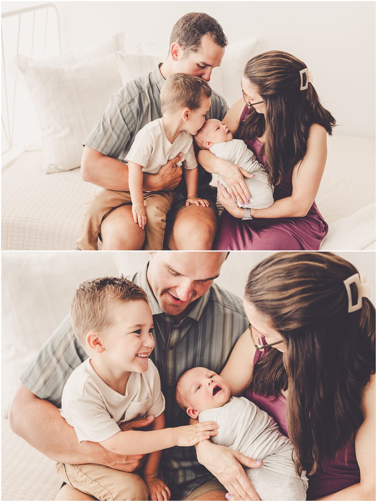 Kankakee Studio Newborn Photographer | The Witzman Family - Kara Evans ...