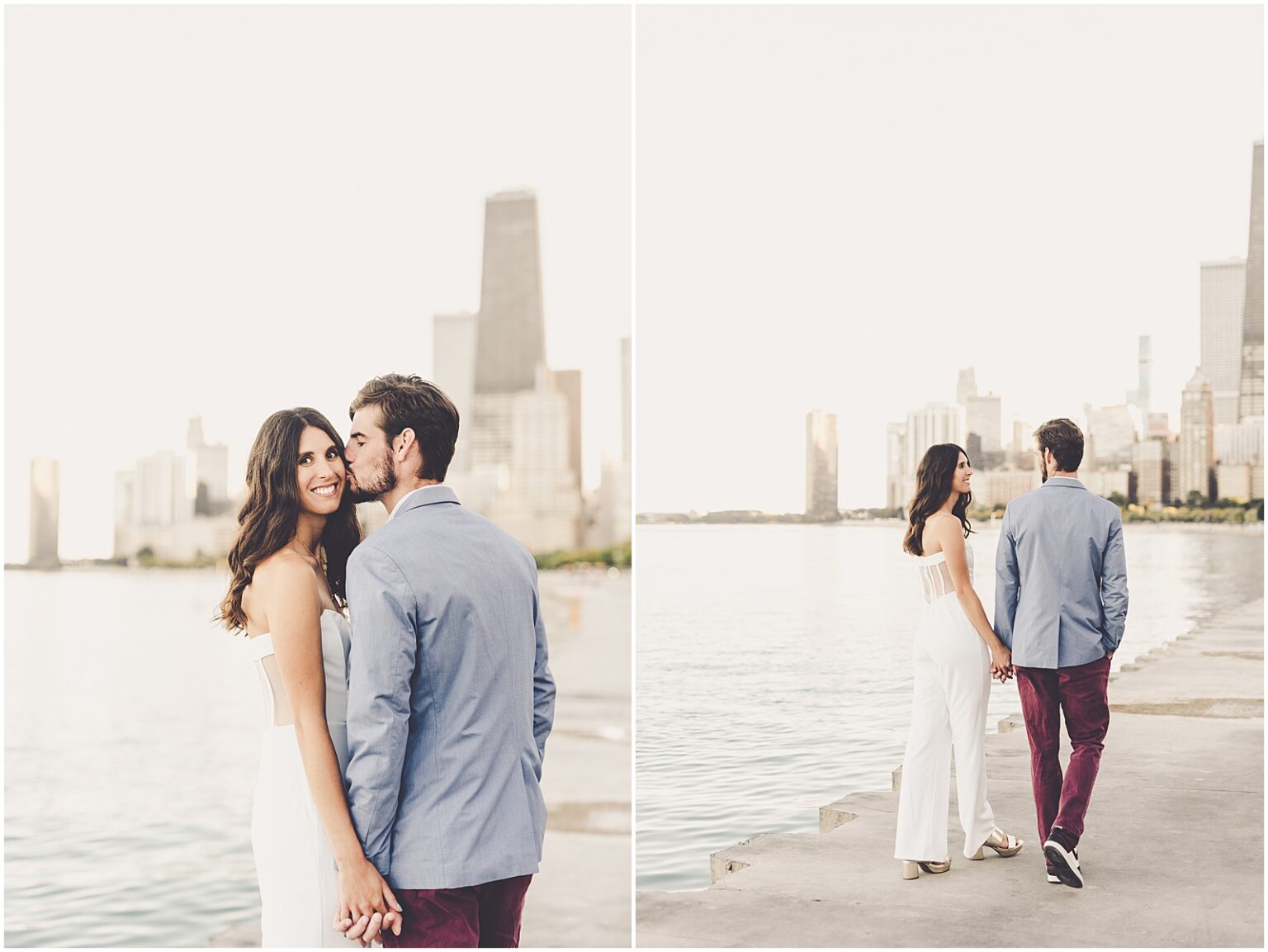 Lincoln Park & North Avenue Beach Engagement in Chicago | Sarah ...