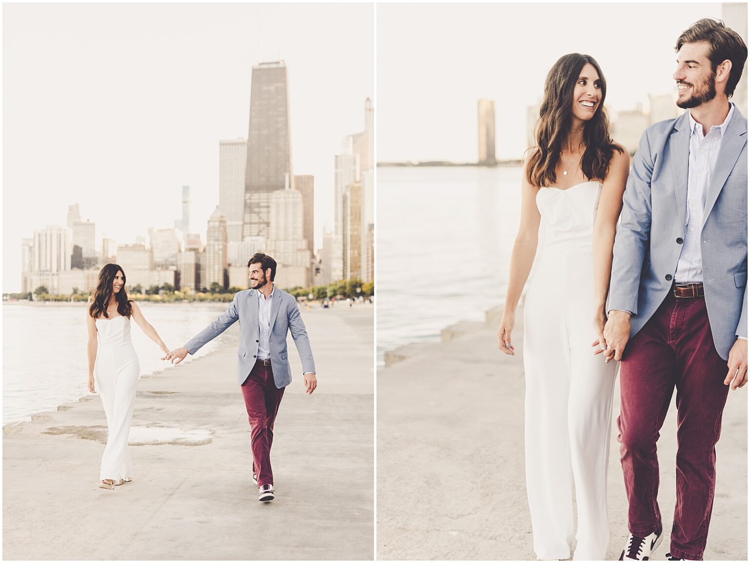 Lincoln Park & North Avenue Beach Engagement in Chicago | Sarah ...